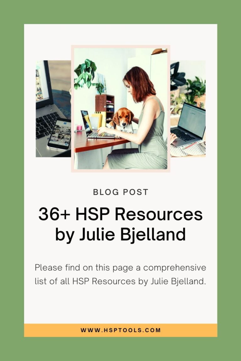 36+ Best HSP Resources by Julie Bjelland - HSP Tools